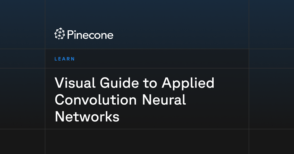 Visual Guide to Applied Convolution Neural Networks | Pinecone