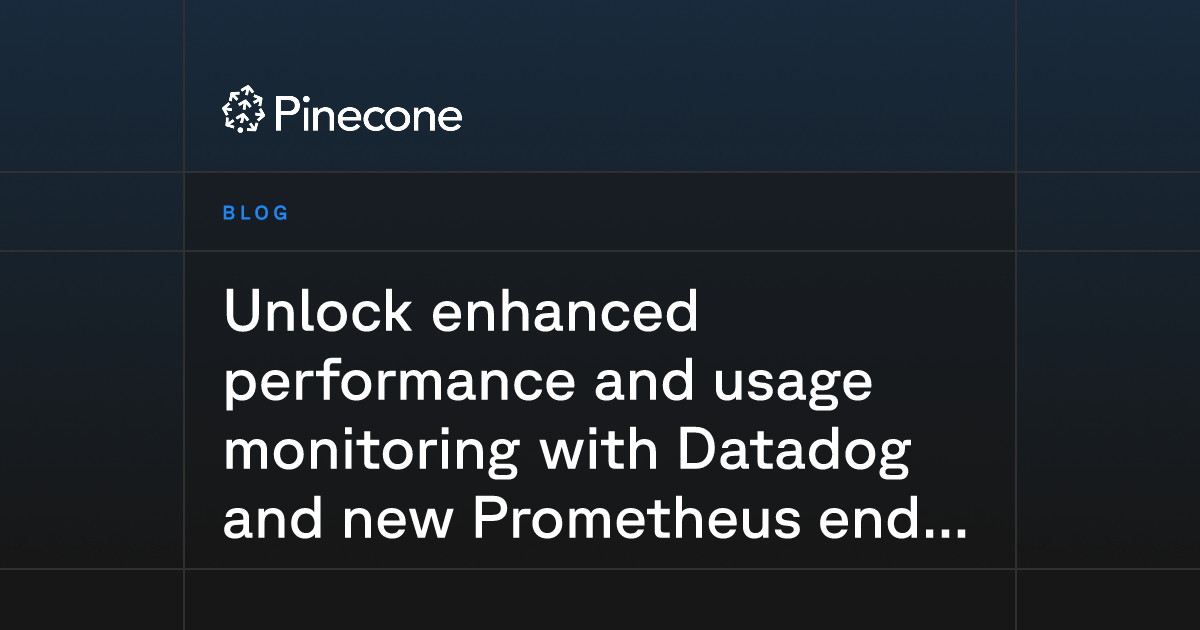 Unlock enhanced performance and usage monitoring with Datadog and new Prometheus endpoints ...