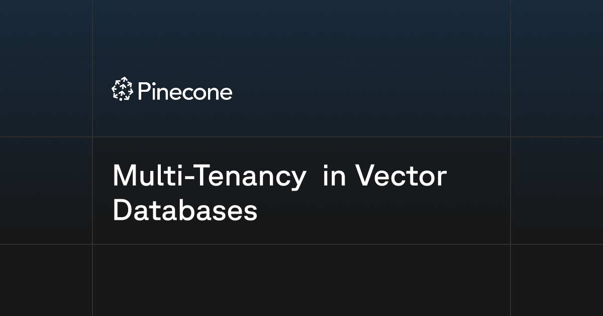 Multi-Tenancy in Vector Databases | Pinecone