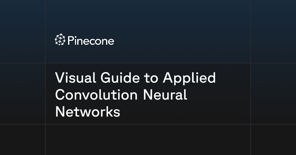 Visual Guide To Applied Convolution Neural Networks Pinecone
